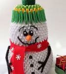 Snowman aus moduläre Origami