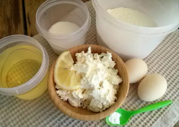Produits pour cuisson beignets au fromage cottage