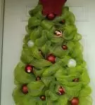 Christmas tree mula sa mga teyp