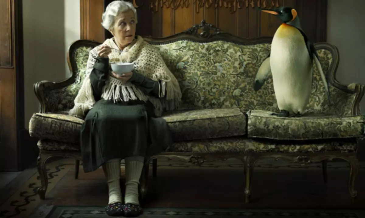 Babica in pingvin.
