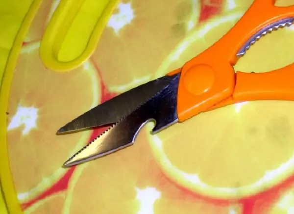 Fish cleaning scissors