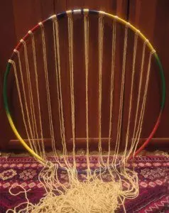 Dipasangake kabel kanggo hoop