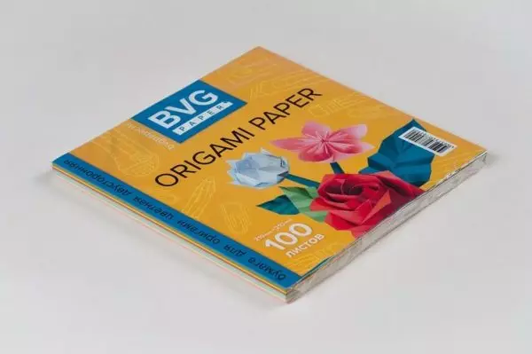 Farbiger Papiersatz für Origami
