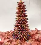 Arbre de Noël crayon de couleur