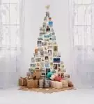 Božićno drvce od fotografija