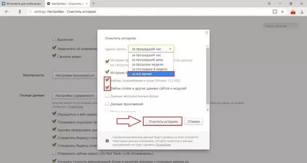 Como instalar o navegador Yandex nunha computadora, incluída a busca gratuíta na última versión, configurando un programa de Windows, eliminación 4381_39
