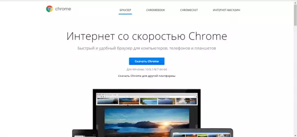 Situs resmi untuk mengunduh Google Chrome