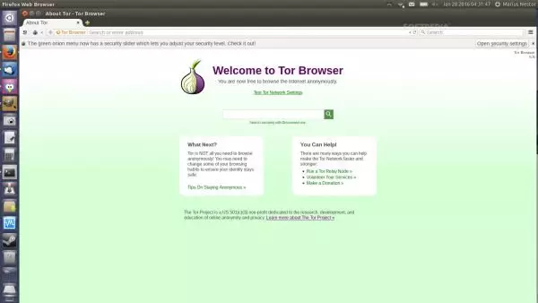 Tor browser.