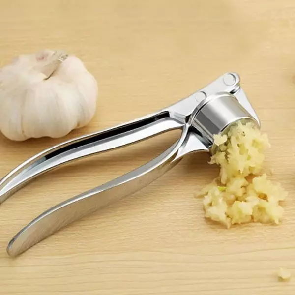 Grinding Garlic