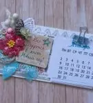 Calendario con morsetto