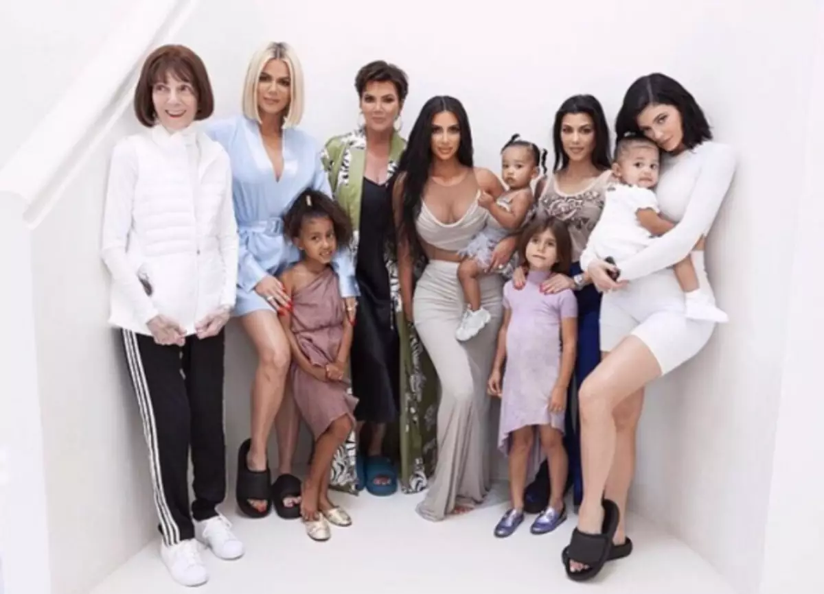 Famiglia Kardashian Jenner.