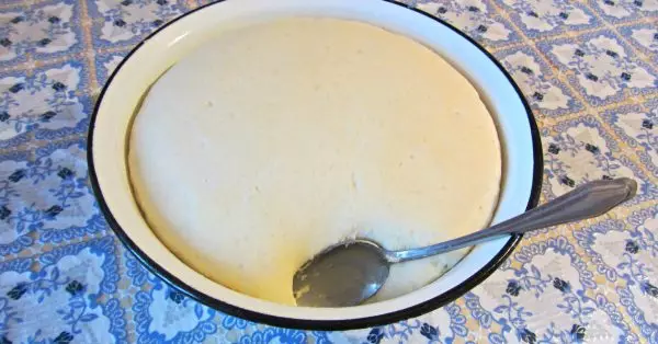 Pasta de llevat preparada