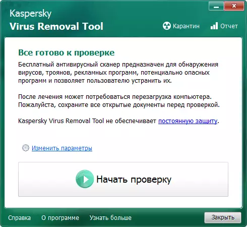 Kaspersky VRT ile virüsler için PC'yi kontrol edin