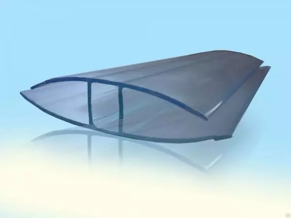 Low profile for polycarbonate sheets