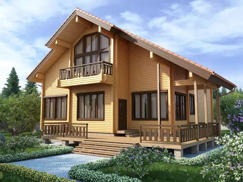 Дизайнът на покрива на дървена къща, включително основните възела на покрива, както и материалът е по-добре да се използва