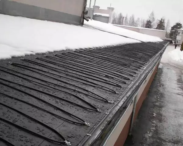 Cáp sưởi để bảo vệ chống lại Icicles