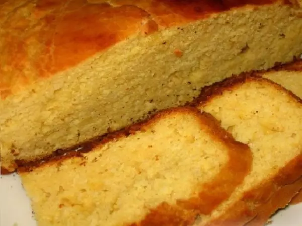 Corn bread without yeast