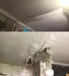 Teste sul soffitto all'interno della casa