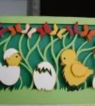 Fóra de Pascua: Modelos para cortar de papel, clase mestra, foto de obras acabadas 4729_10