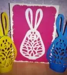 Fóra de Pascua: Modelos para cortar de papel, clase mestra, foto de obras acabadas 4729_34