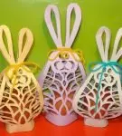 Fóra de Pascua: Modelos para cortar de papel, clase mestra, foto de obras acabadas 4729_35