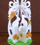 Fóra de Pascua: Modelos para cortar de papel, clase mestra, foto de obras acabadas 4729_36