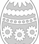 Velykų kiaušinių šablonas 1