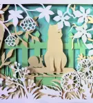 Fóra de Pascua: Modelos para cortar de papel, clase mestra, foto de obras acabadas 4729_8