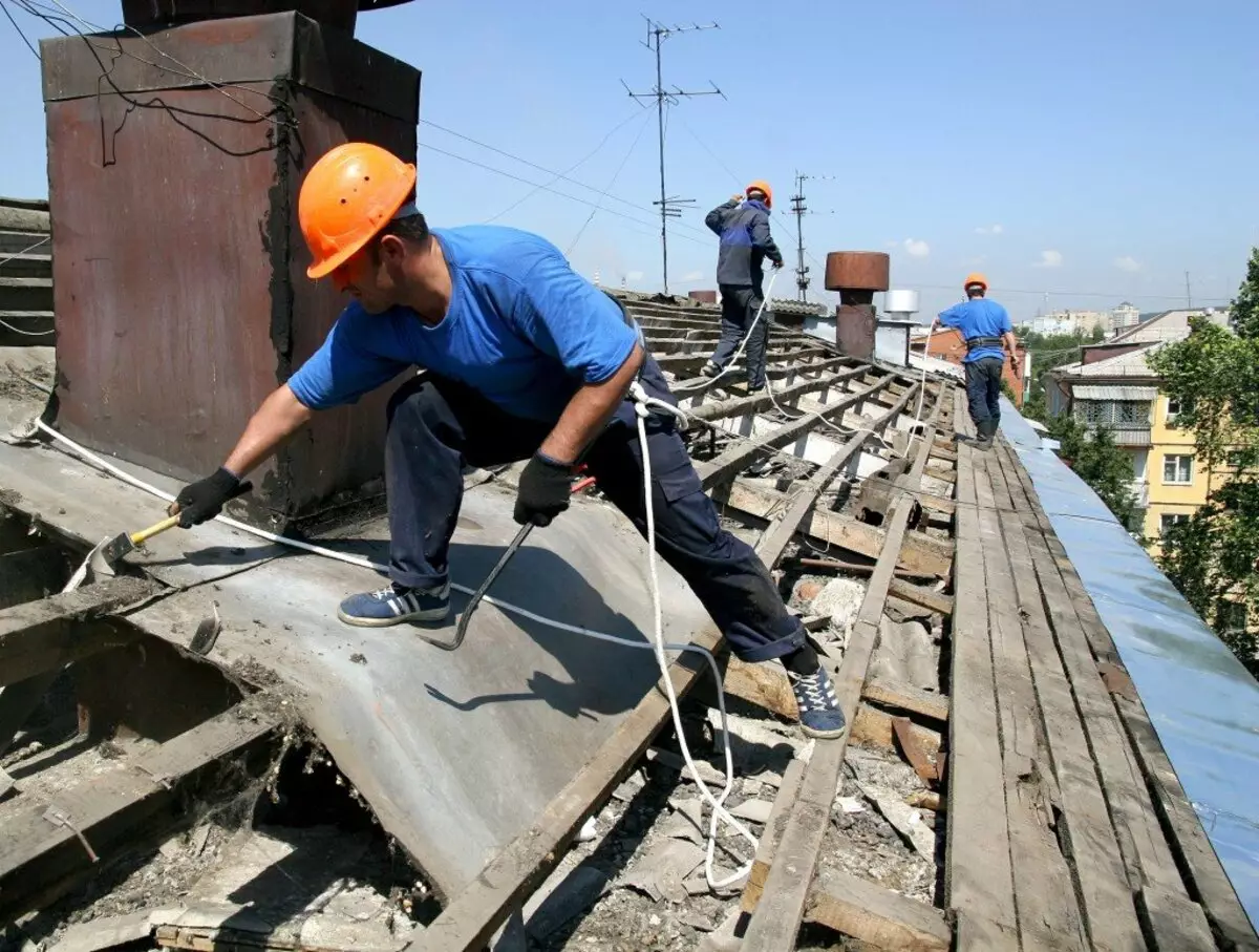 Katuse demonteerimine, sealhulgas käitumise peamised etapid, samuti eri liiki katuste funktsioonid