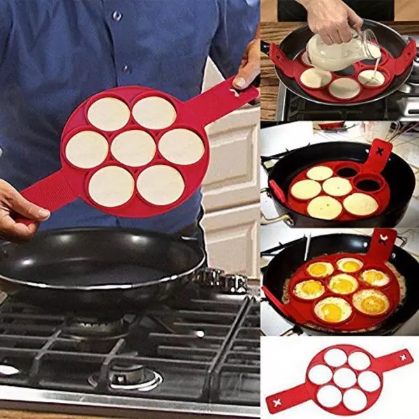 Silicone shape for pancakes