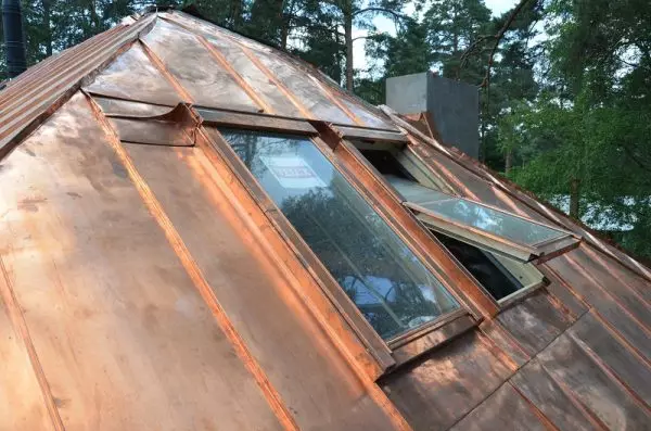 Copper Mansard window.