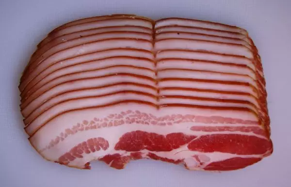 Bacon afumat.