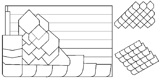 ဖက်ရှင် tiles layout scheme