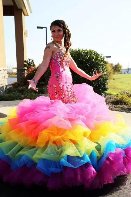Rainbow Dress.