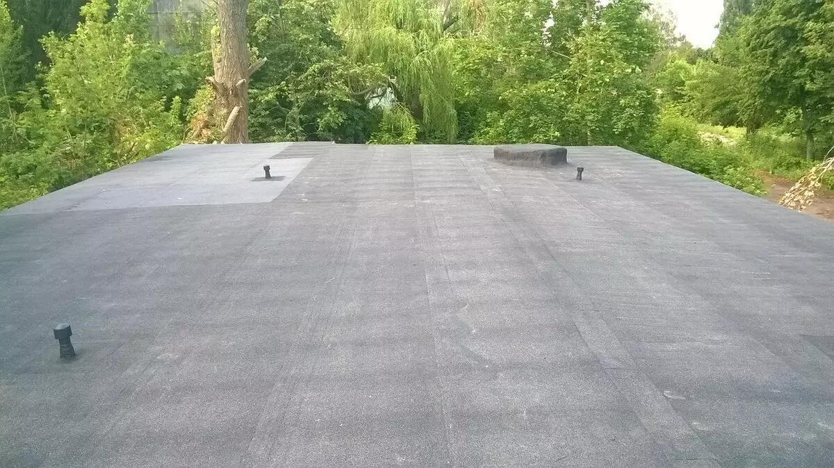 Soft rolled roofing and its device, as well as features of mounting, operation and repair