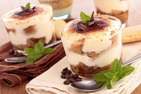 Tiramisu با کرم پنیر کابینت