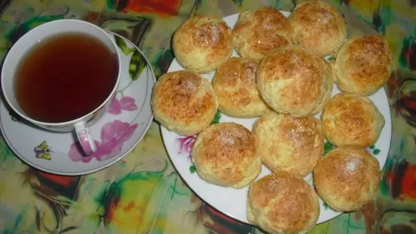 Fljótur curd buns.