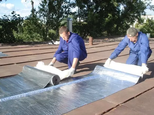 Radnici stavljaju krovove listova