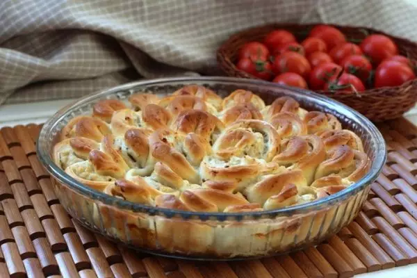 Chrysanthemum Pie amb carn: recepta pas a pas amb foto i vídeo 4977_11