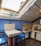 Tavan arasında mutfak tasarımı