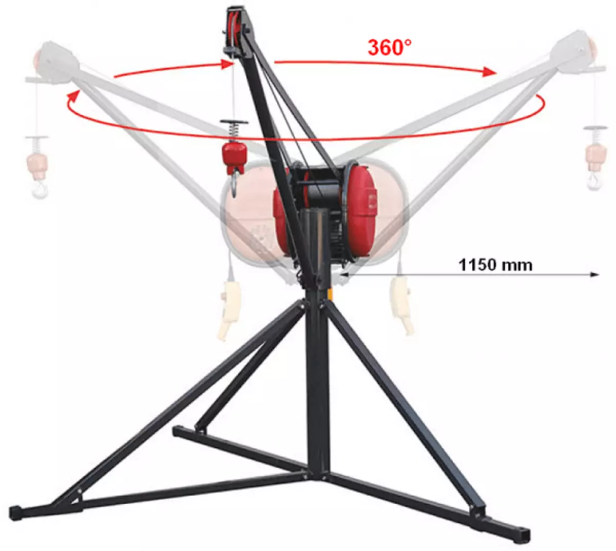 Roofing crane