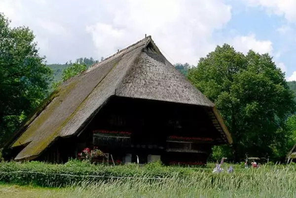 Izvorni krov sa širokim skeom