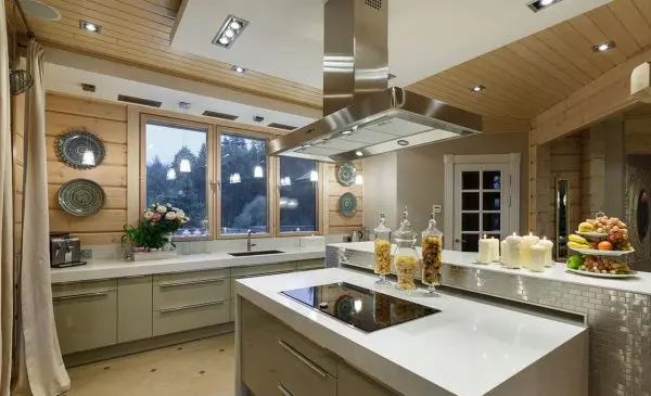 Contemporary kitchen in a country house