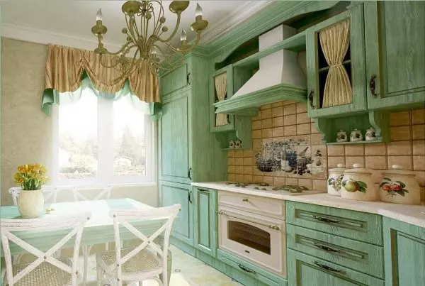 Provence kuchyň interiér