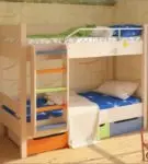 Klasikinis dviaukštės lovos
