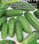 Seeds of cucumbers brunette