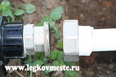 Connexion Connexion du système d'irrigation d'égouttage