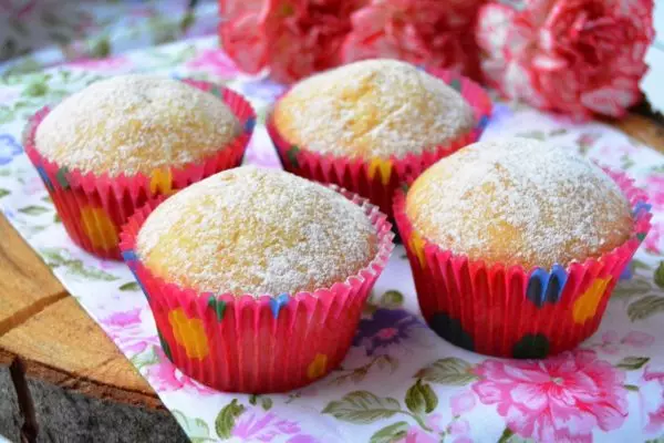 Cupcakes Vanilla Réidh ar Rhyze