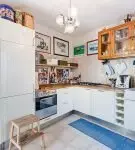Mažai eklektiškos stiliaus virtuvė