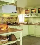 Zelená Interior Provence v kuchyni